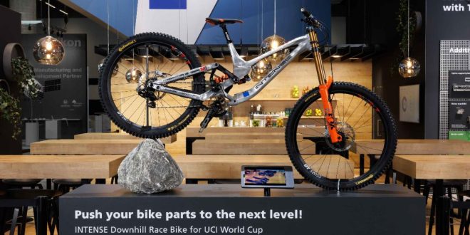 Intense Cycles tests 3D printed 'backbone' on M1 prototype - BikeBiz