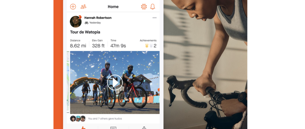 Zwift announces first-of-its-kind video integration with Strava - BikeBiz