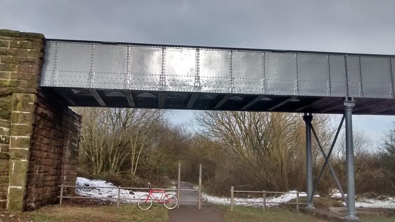 Sustrans-restored cycle bridge reopens - BikeBiz